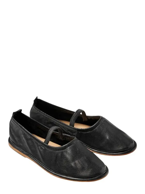 Beek Petey Leather Ballet Flat - Black