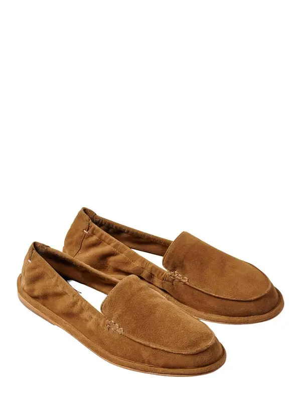 Beek Griffin Suede Loafer - Tan