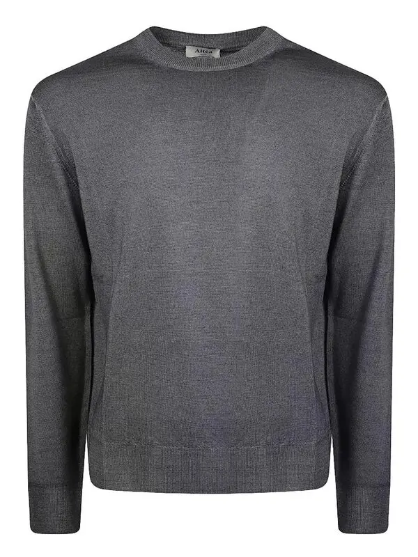 Altea Crew-neck Wool Sweater - Grey