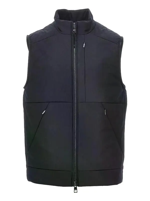 DUNO Arlo High-neck Zip-up Gilet - Blue