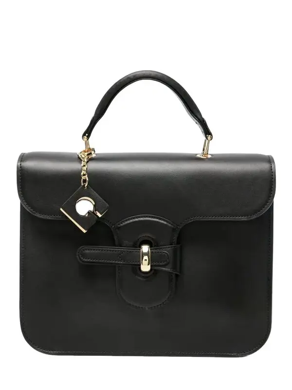 GHERARDINI Bellona Leather Tote Bag - Black