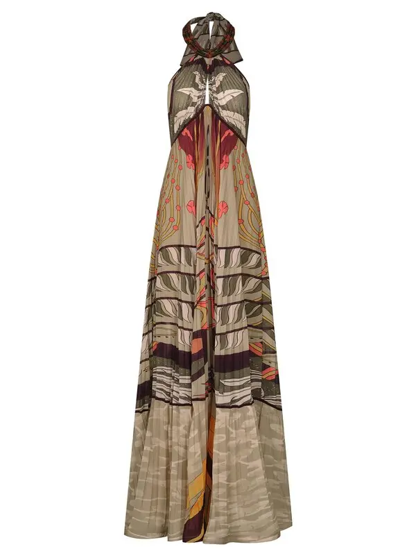 Johanna Ortiz Domingo Adino Twill Maxi Dress - Multi