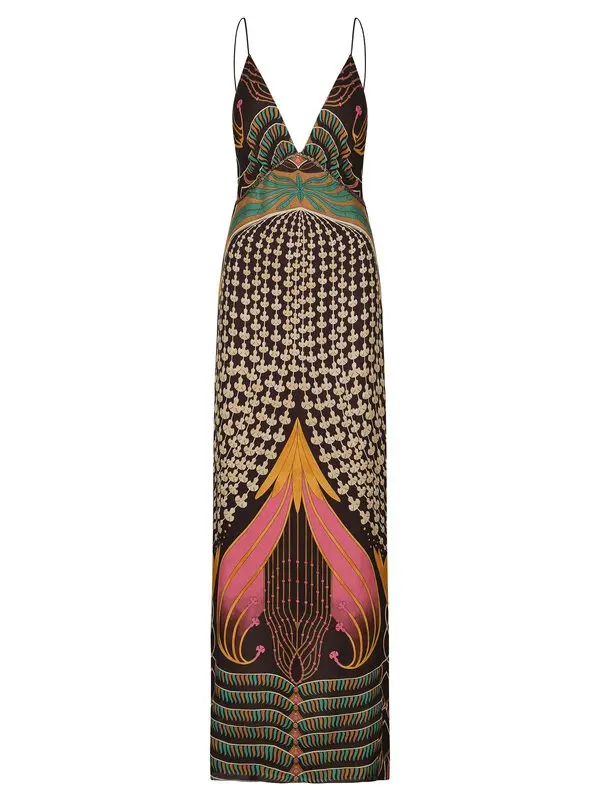 Johanna Ortiz Salento Soul Silk Maxi Dress - Multi