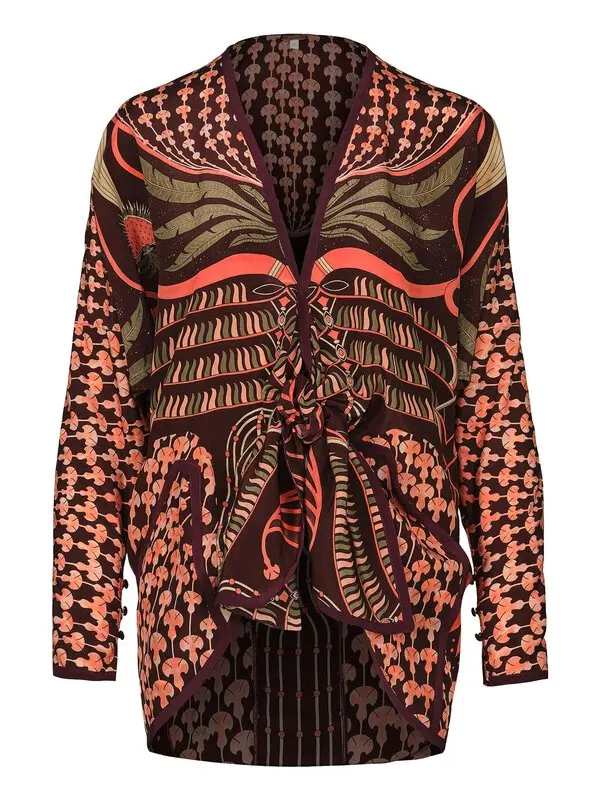 Johanna Ortiz The Garden Story Silk Top - Multi