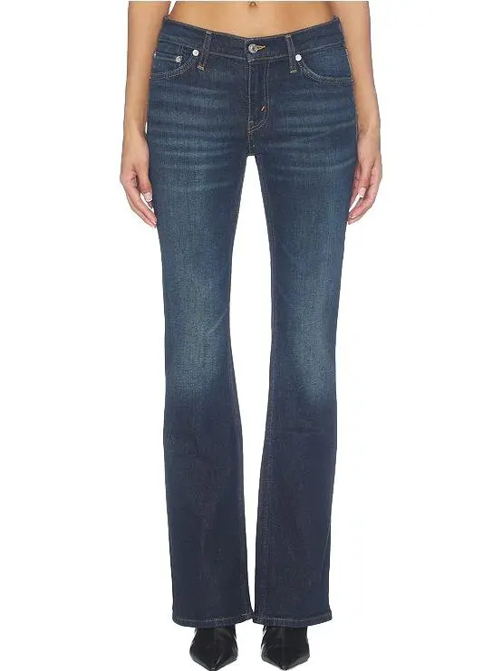 RE/DONE Micro Bootcut Jeans In Blue - Barely Worn