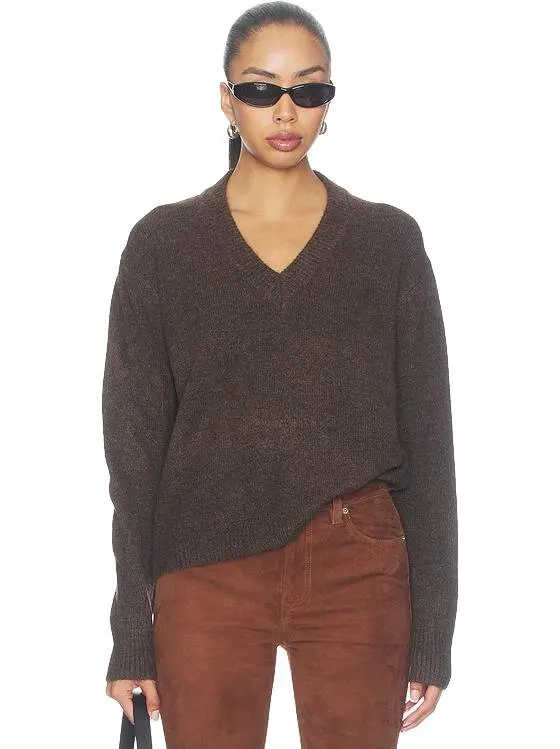 JOHN & JENN BY LINE Charlie Sweater - Chocolate
