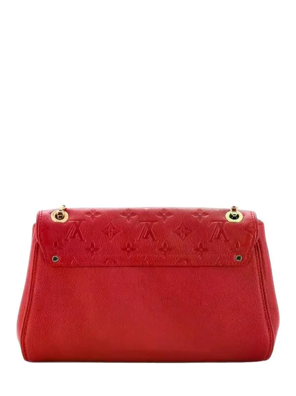LOUIS VUITTON Saint Germain Handbag Monogram Empreinte Leather Pm Shoulder Bag - Red
