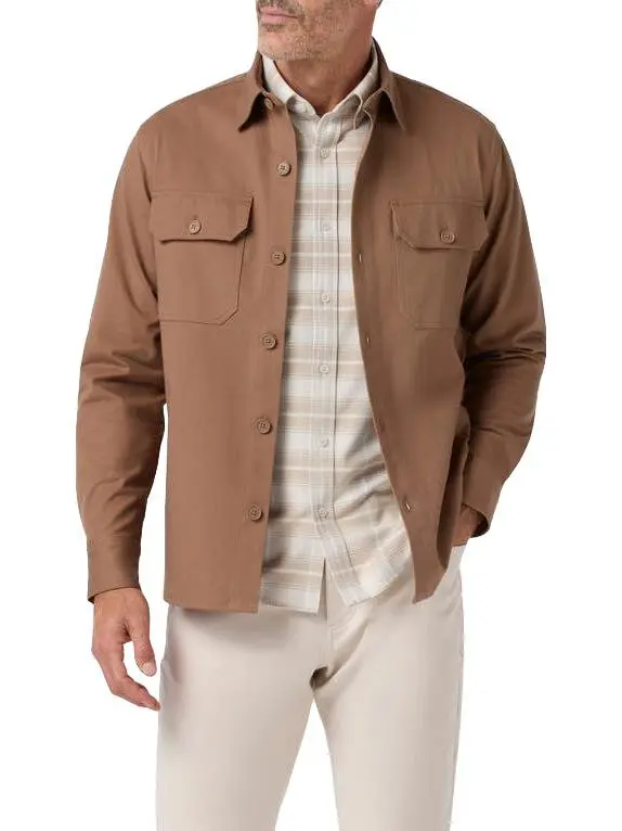 Mizzen+main Warren Overshirt - Mocha