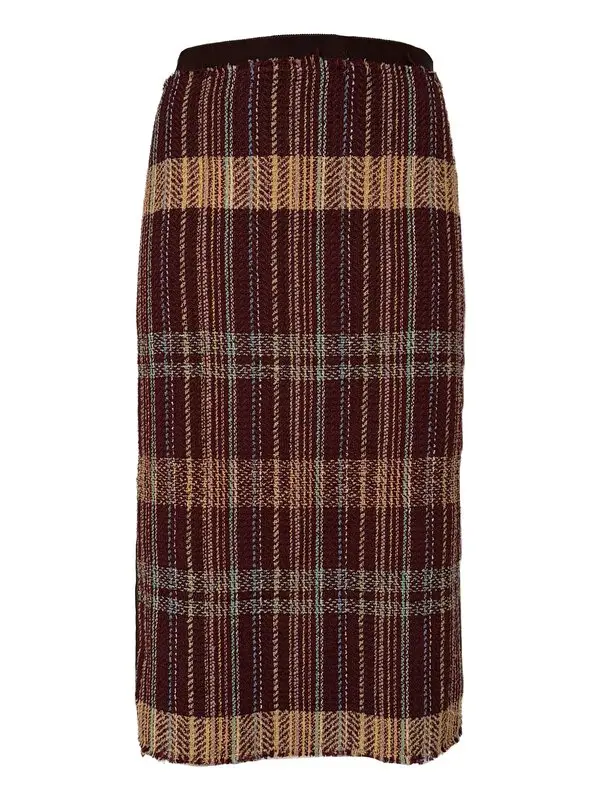 Etro Cotton-blend Midi Skirt - Multi