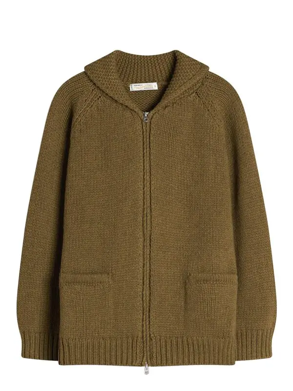 FRIZMWORKS Heavy Cowichan Cardigan Exclusive - Cinnamon