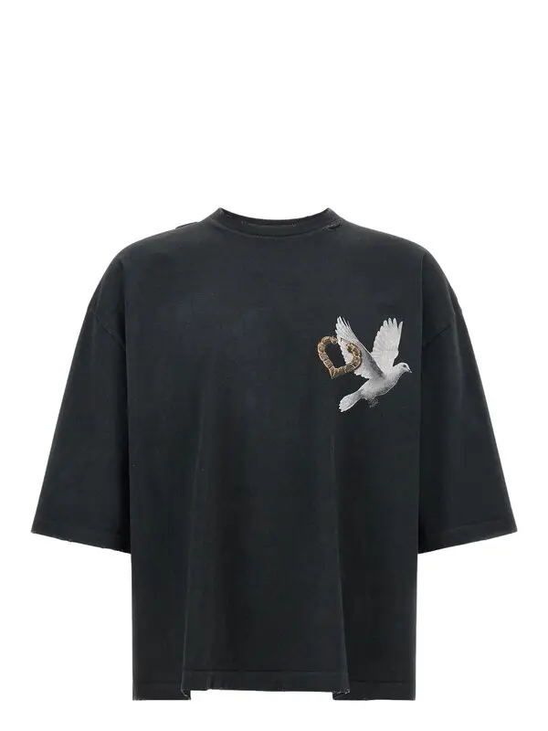 WILLY CHAVARRIA El Movimiento Oversized T-shirt - Black