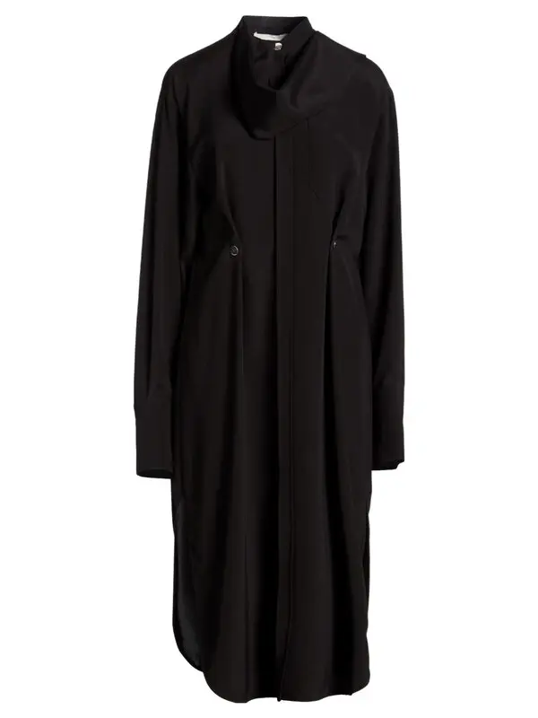 Sportmax Minimalist Shirt Dress - Black