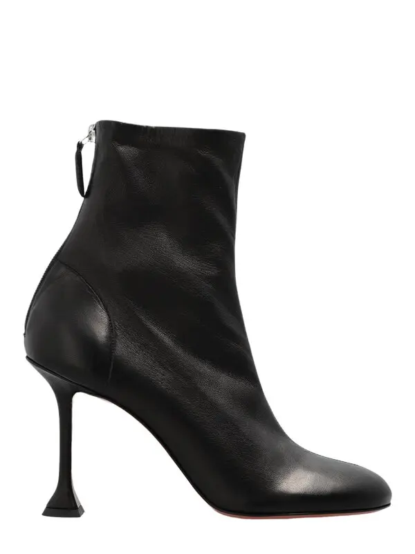 Amina Muaddi Iris High-heeled Ankle Boots - Black