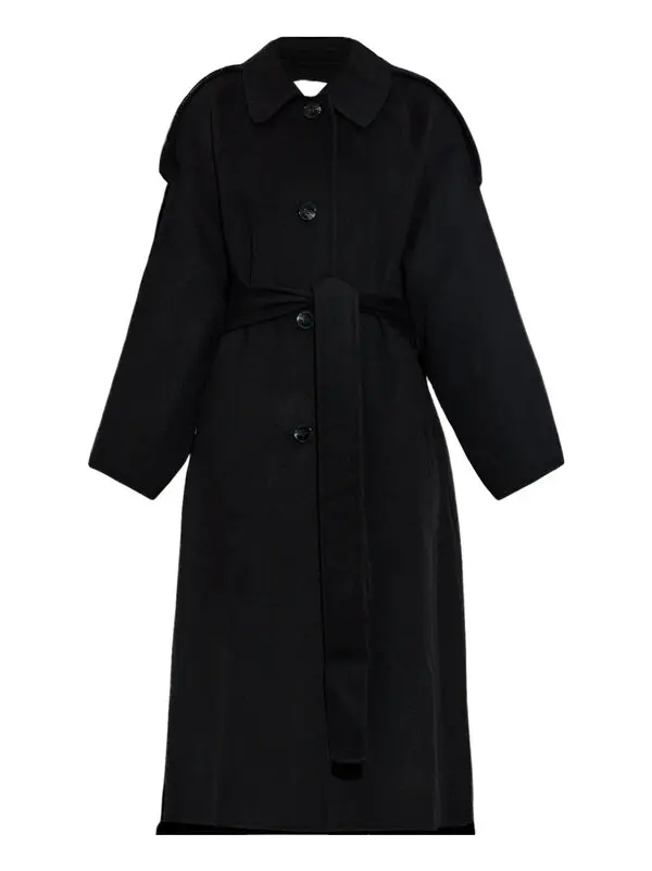 IRO PARIS Belted Coat - Black