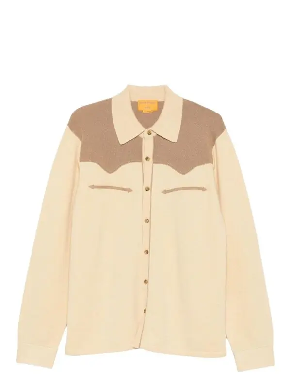 Guest In Residence Western-style Cashmere Shirt - Btrcml