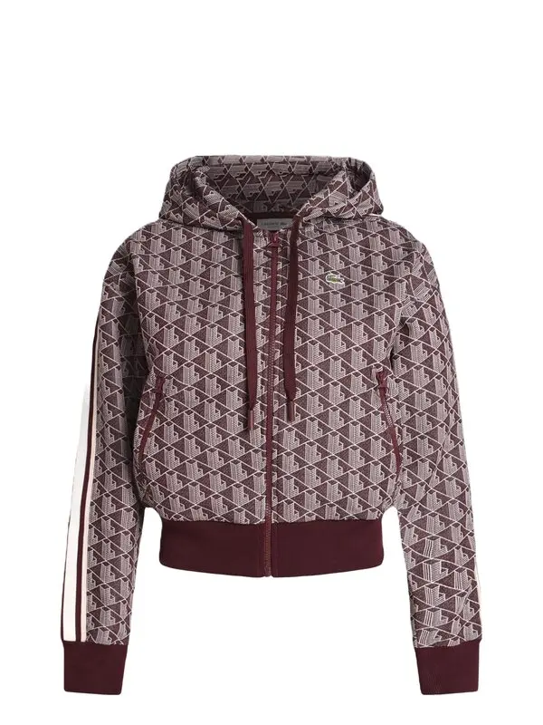 Lacoste Logo Zip-up Sweatshirt - Multicolor