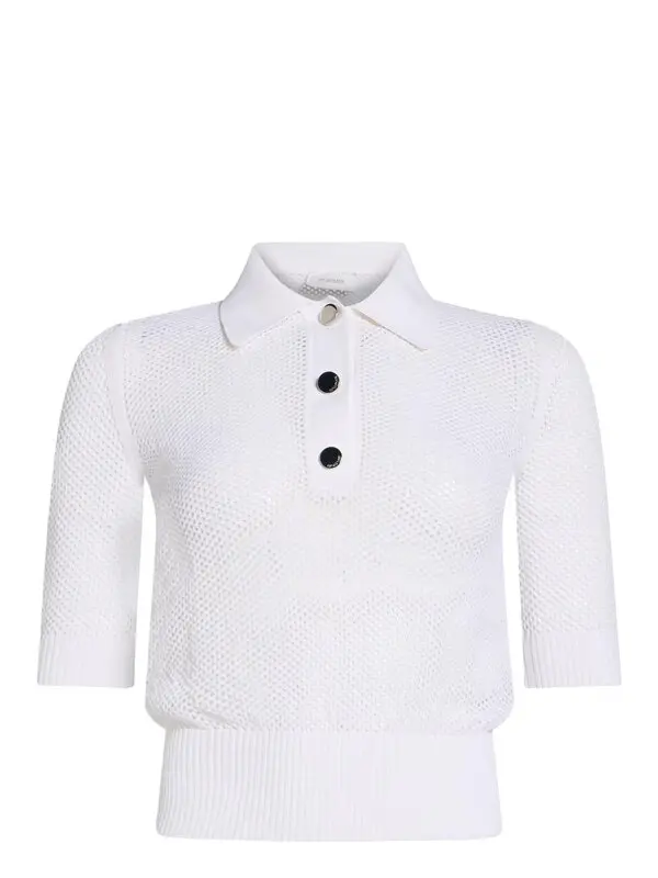 Sportmax Made Of Plain Lightweight Knit Fabric - White