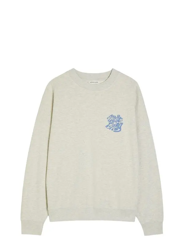ANINE BING Waves Cotton Oversized-fit - Gray