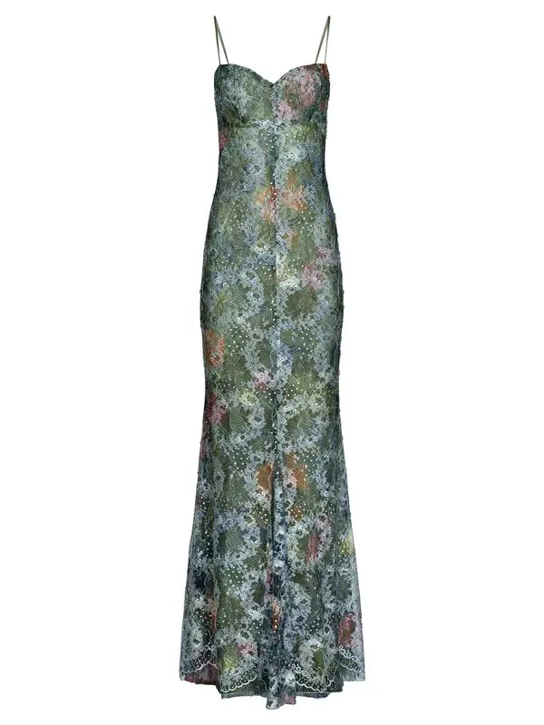 FRANCESCA MIRANDA Bruma Lace Midi Dress - Multi