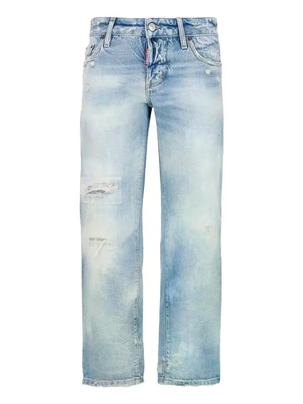 Dsquared2 Jenna Faded-wash Jeans - Blue