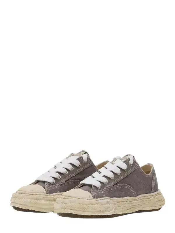 Mihara Yasuhiro Peterson23 Og Sole Brushed Twill Low-top Sneakers - Grey