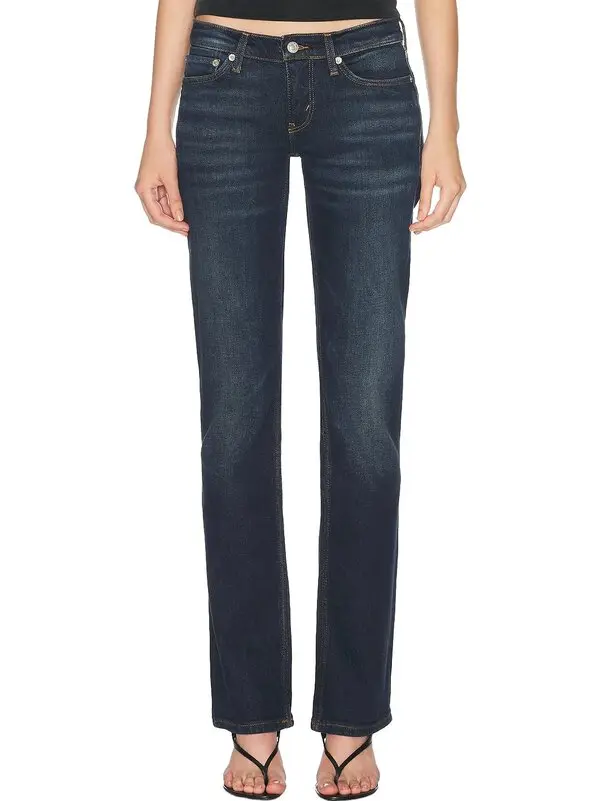 RE/DONE Lean Jean In Blue - Barely Worn
