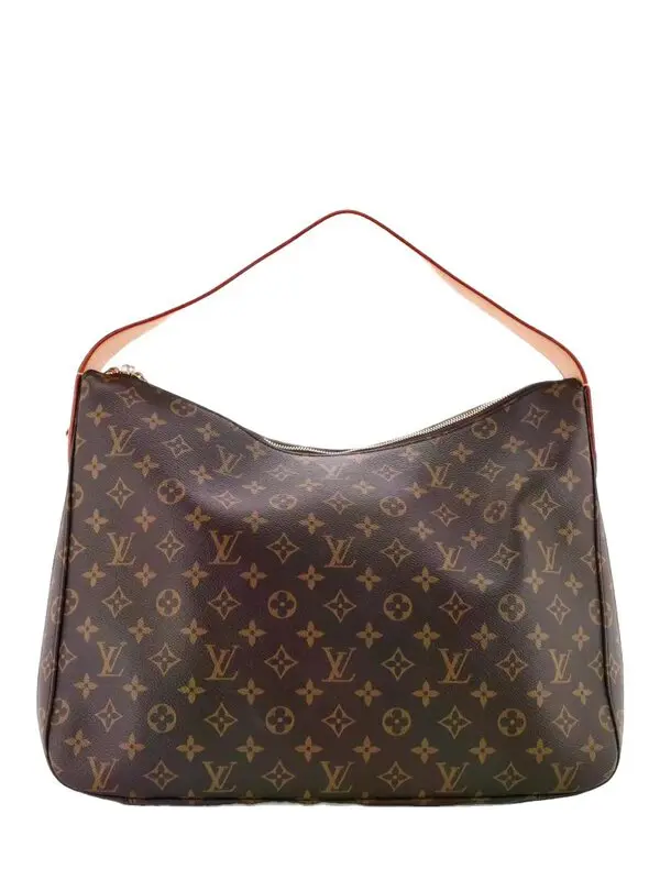 LOUIS VUITTON Slouchy Handbag Monogram Canvas Mm Hobo Bag - Brown