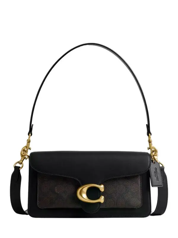 COACH Tabby Shoulder Bag 26 In Signature Upcrafted Leather - Black