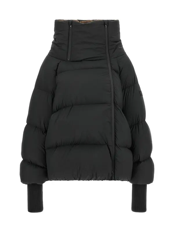 GANNI Future Nylon Down Jacket - Gray