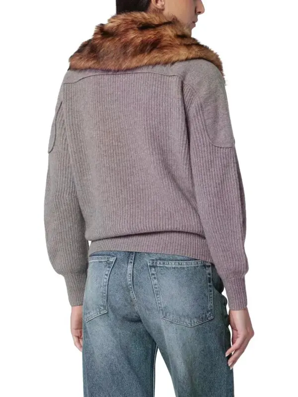 Moose Knuckles Corina Zip-up Cardigan - Grey
