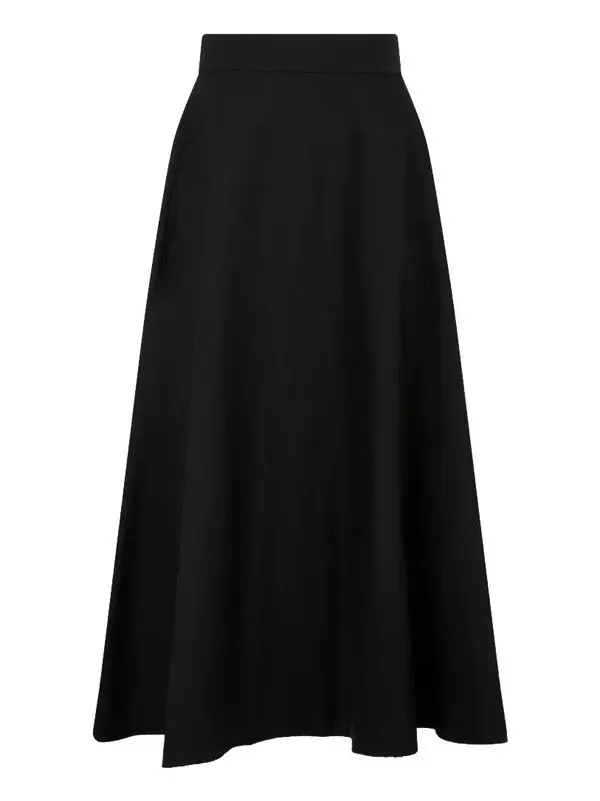 NINE:INTHE:MORNING High-waisted A-line Skirt - Black