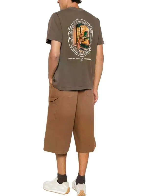 BARON FILOU Graphic-print T-shirt - Brown
