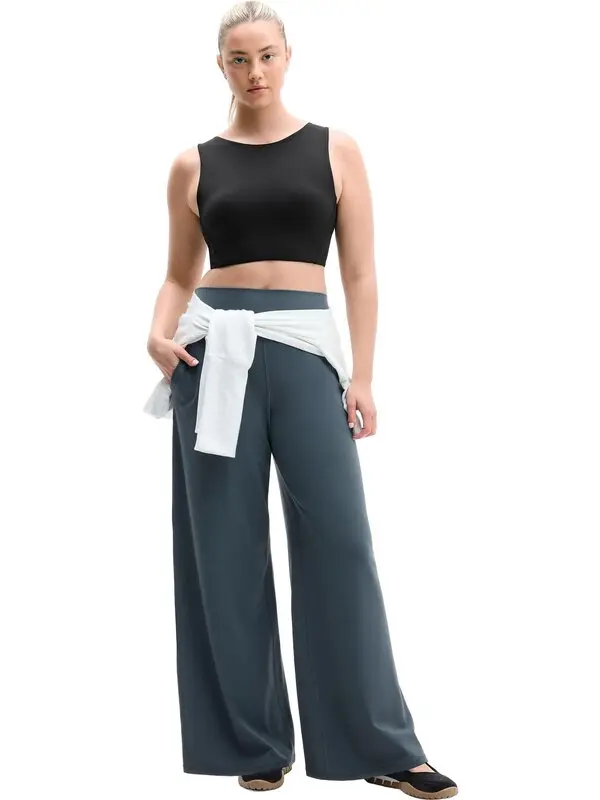 Athleta Salutation Stash Wide Leg - Nightfall