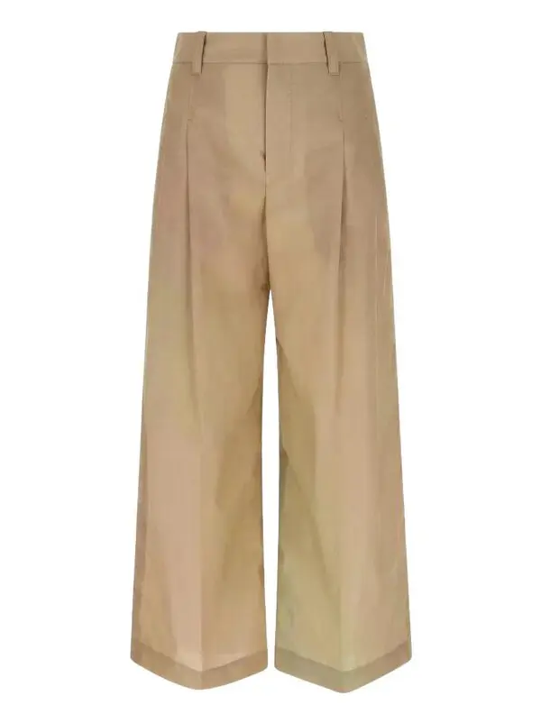 Brunello Cucinelli Pleated Wide-leg Trousers - Neutrals