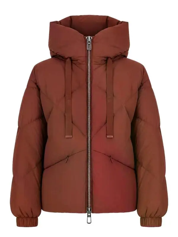 DUNO Peggie Quilted Hooded Jacket - Red