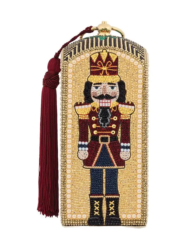 Judith Leiber Nutcracker Rectangle Dome Clutch - Multi