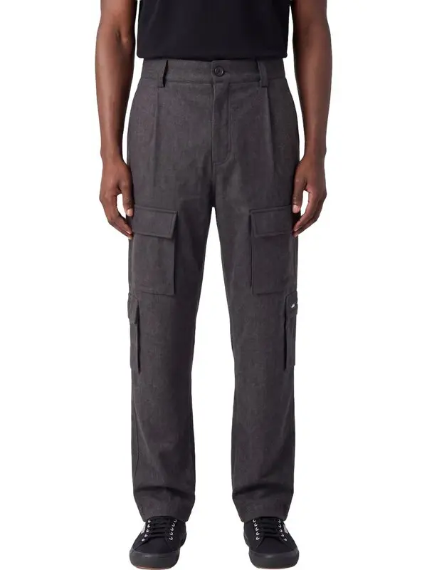 Brunello Cucinelli Straight-leg Virgin Wool Cargo Trousers - Dark