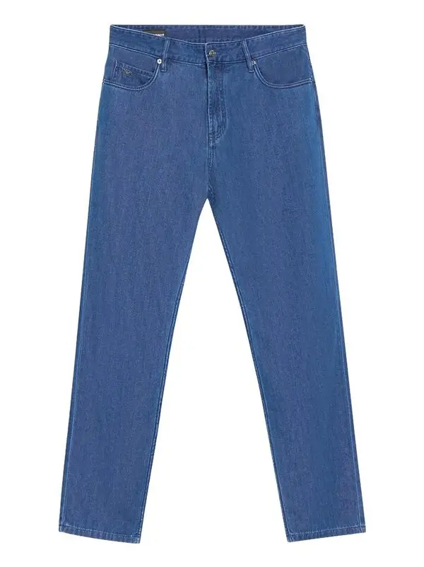Emporio Armani Straight-leg Jeans - Medium Blue