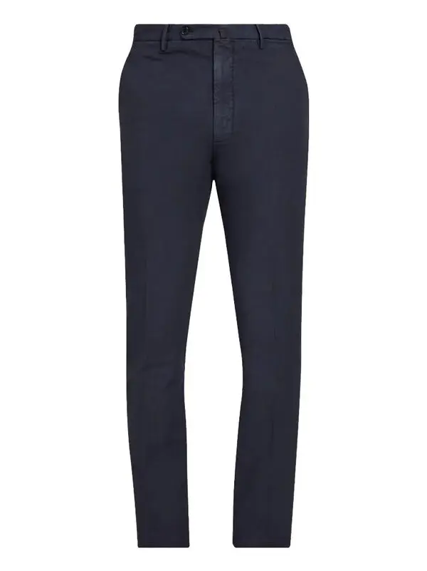 SLOWEAR Doeskin Flat-front Pants - Navy