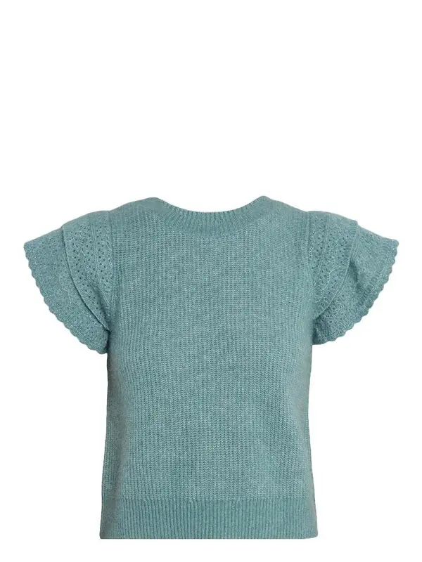Rails Stasia Flutter-sleeve Sweater - Teal