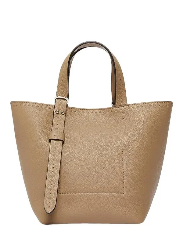 Max Mara Archetipo Extra Small Leather Handbag - Mud