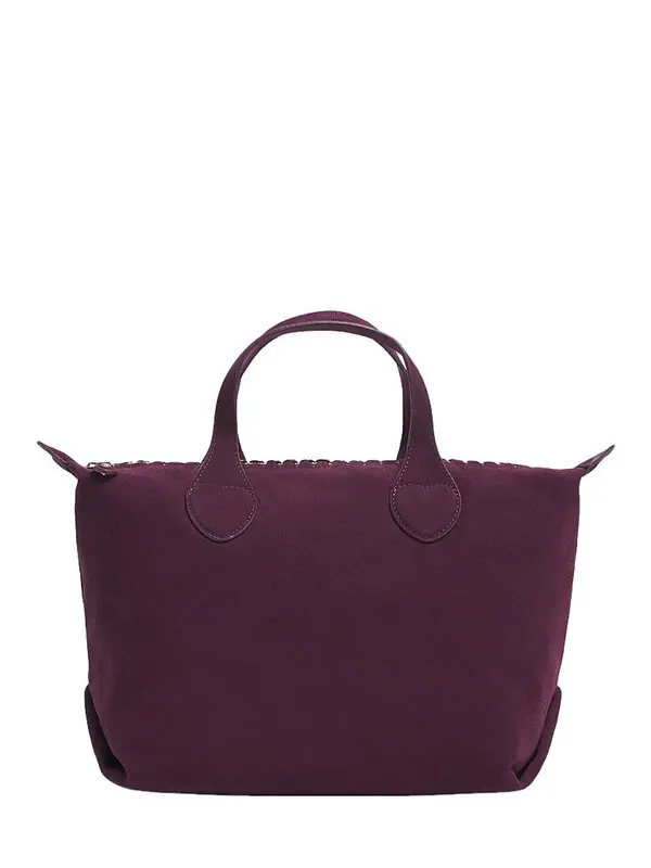 Stoney Clover Lane Pittsford Pouchette Suede Shoulder Bag - Fig