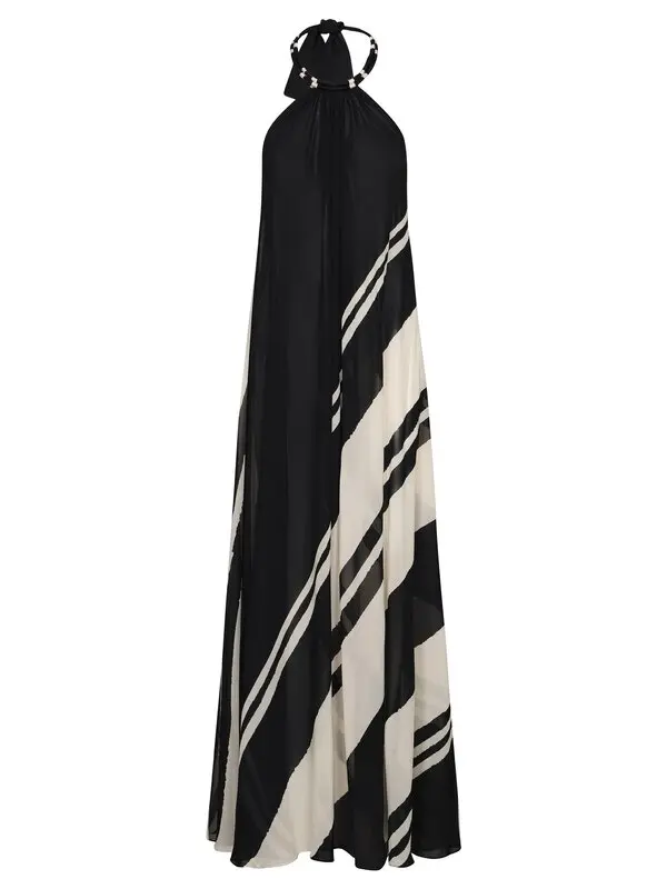 Johanna Ortiz Tactile Winds Chiffon Maxi Dress - Multi
