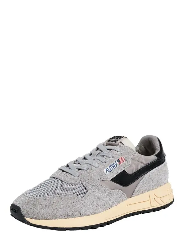 AUTRY Reelwind Suede Sneakers - Plumbeo/black