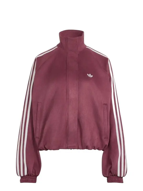 Adidas Adilenium Season 6 Faux Suede Track Top Asia Sizing - Maroon