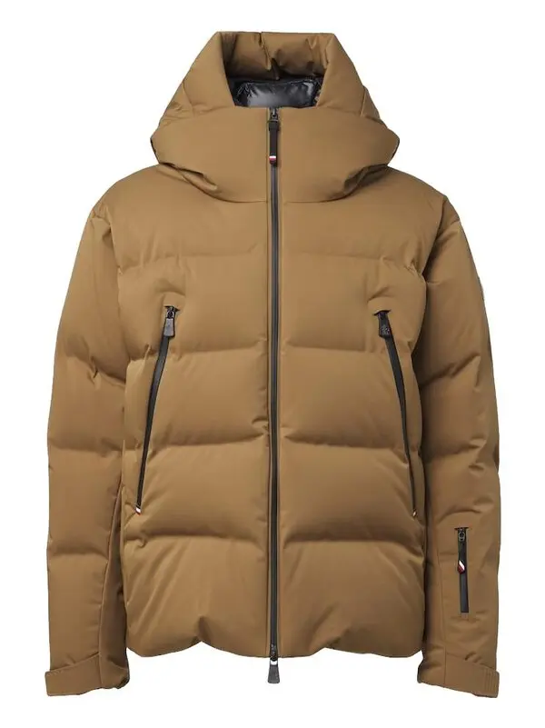 Moncler Fellberg Hooded Ski Jacket - Brown