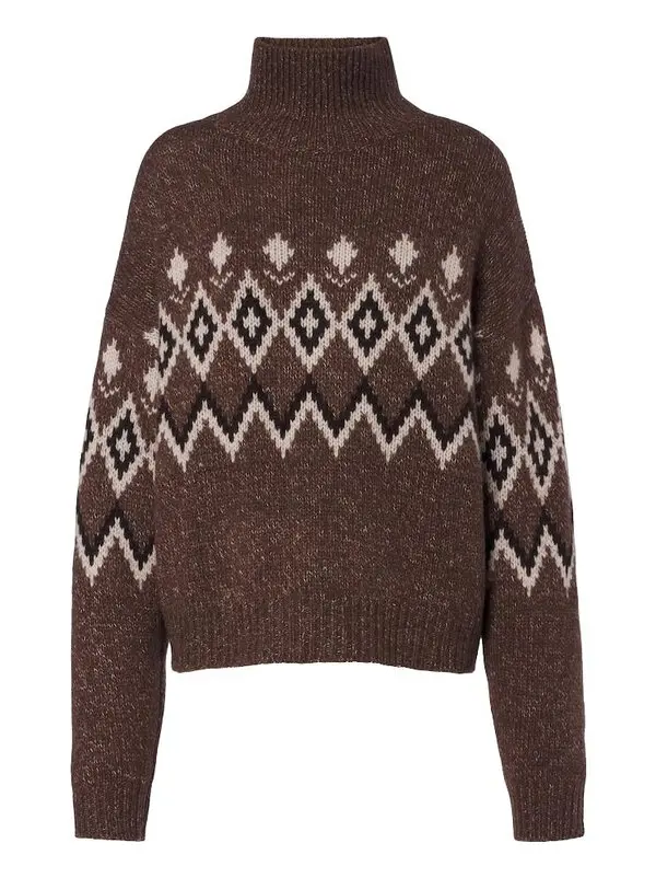 LISA YANG Gudrun Fair Isle Jacquard Cashmere Sweater - Multicoloured