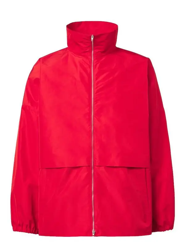 JIL SANDER Technical Faille Jacket - Red