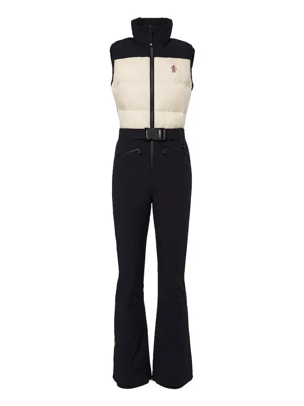 Moncler Belted Ski Suit - Black
