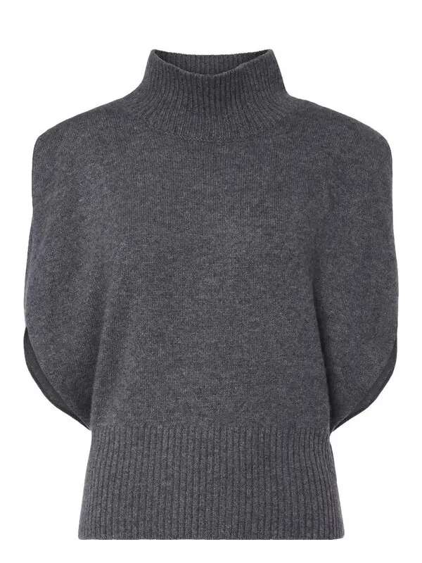 LISA YANG Zaya Cashmere Sweater - Grey
